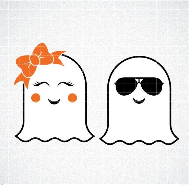 Ghost Svg Cute Ghosts SVG Halloween Svg Girl Ghost Svg boy - Etsy