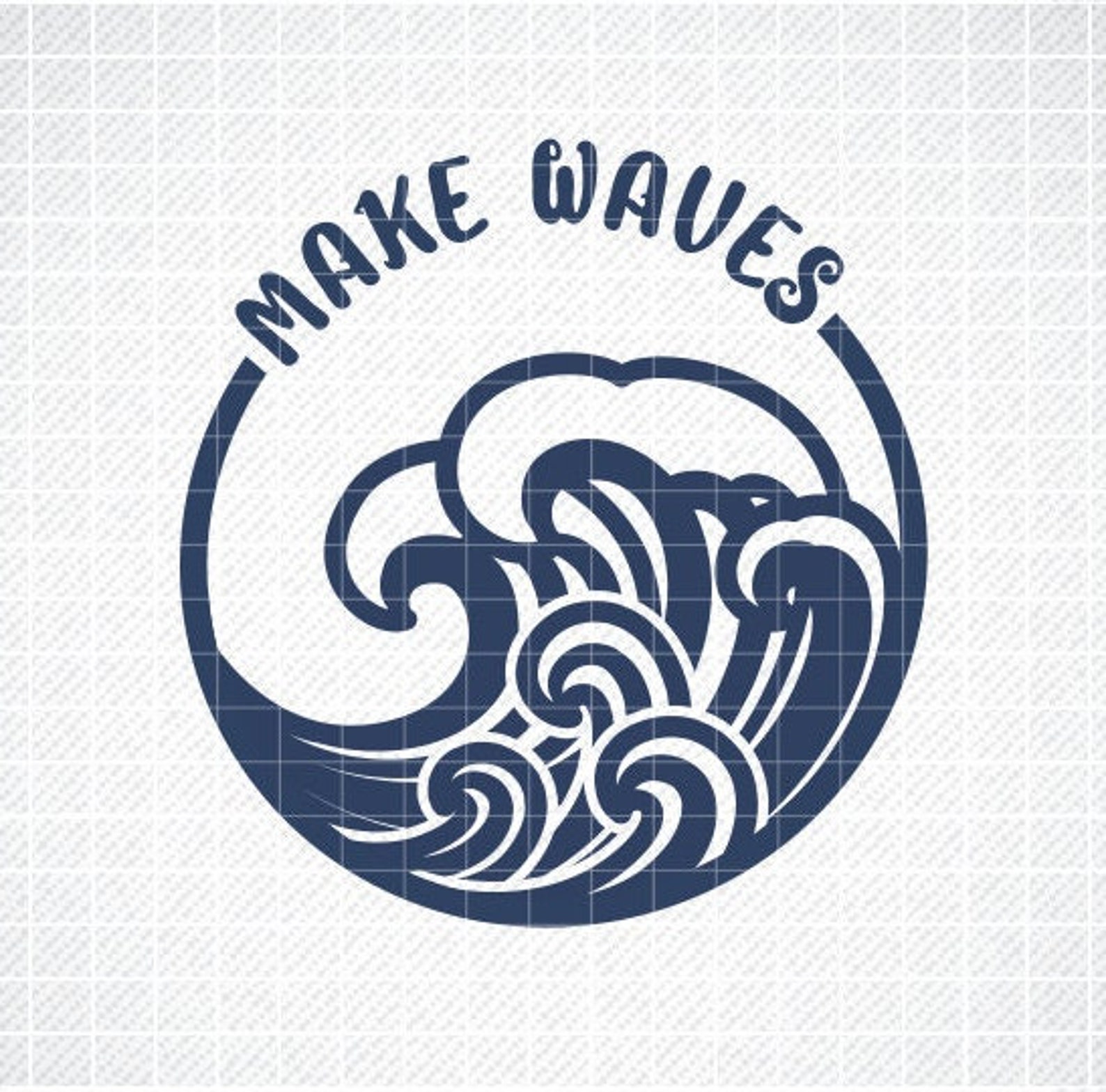Make Waves SVG Make Waves PNG Sun Surf Ocean Vacation - Etsy