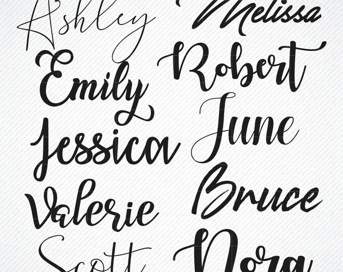 Custom Name SVG Custom Text SVG Personalized Text SVG - Etsy