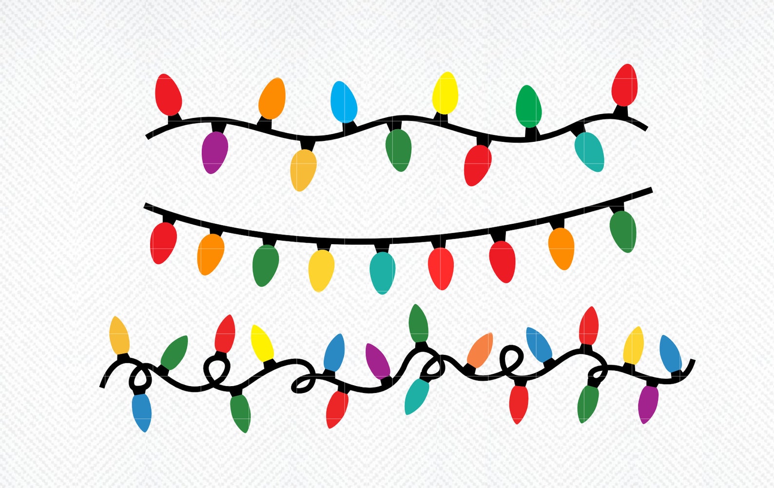 SVG Christmas Lights SVG Christmas Light Christmas Lights - Etsy
