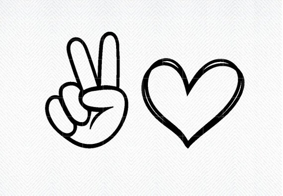 Peace And Love Symbol
