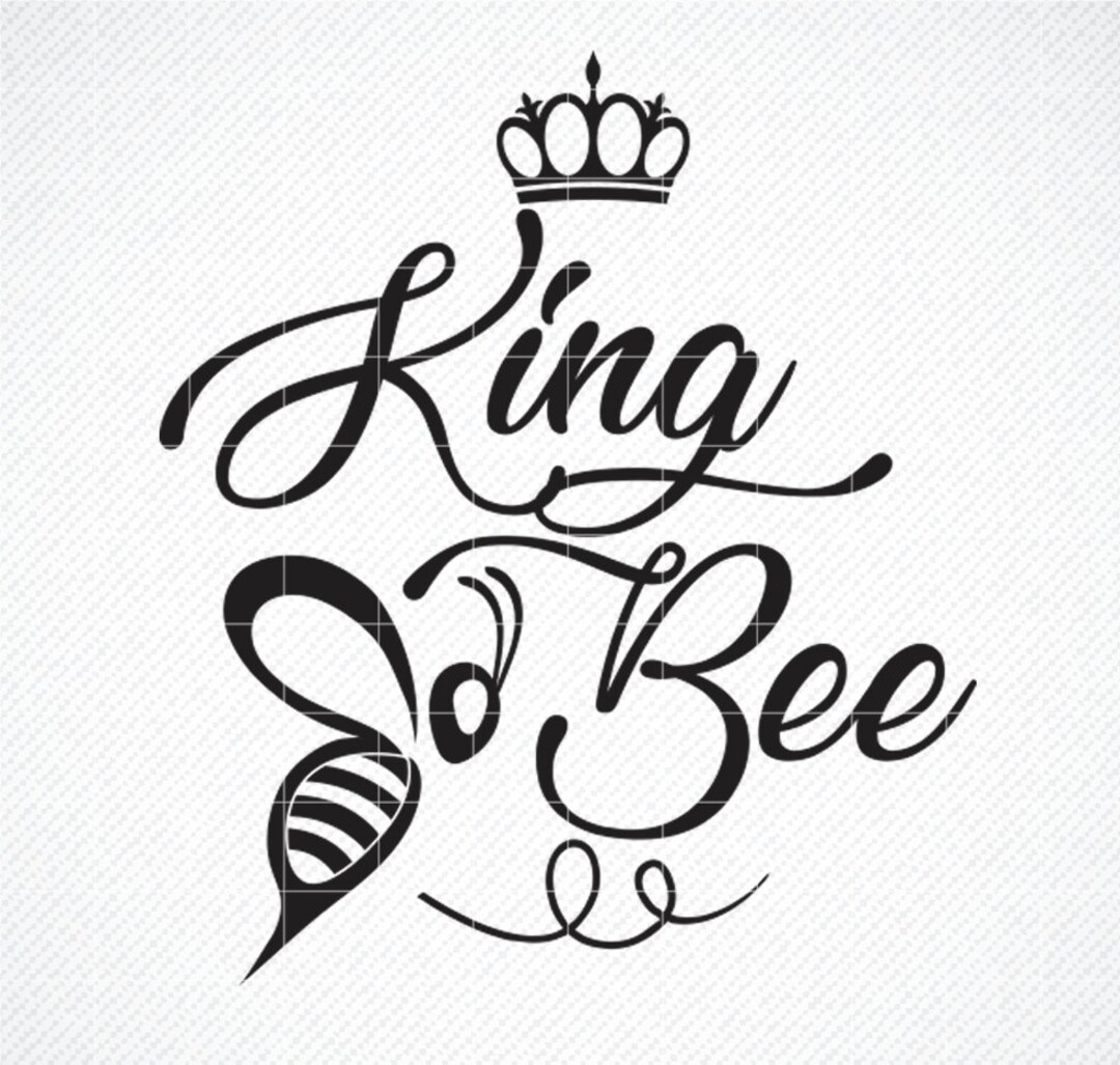 König Bee SVG, King Bee Png, King Bee Dxf, King Bee Cricut Datei, King ...