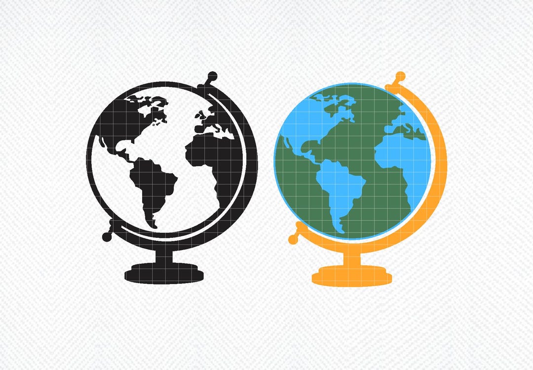 Globe Svg, World Globe Svg, Earth Svg, Globe Png, Globe Cut File, Map ...