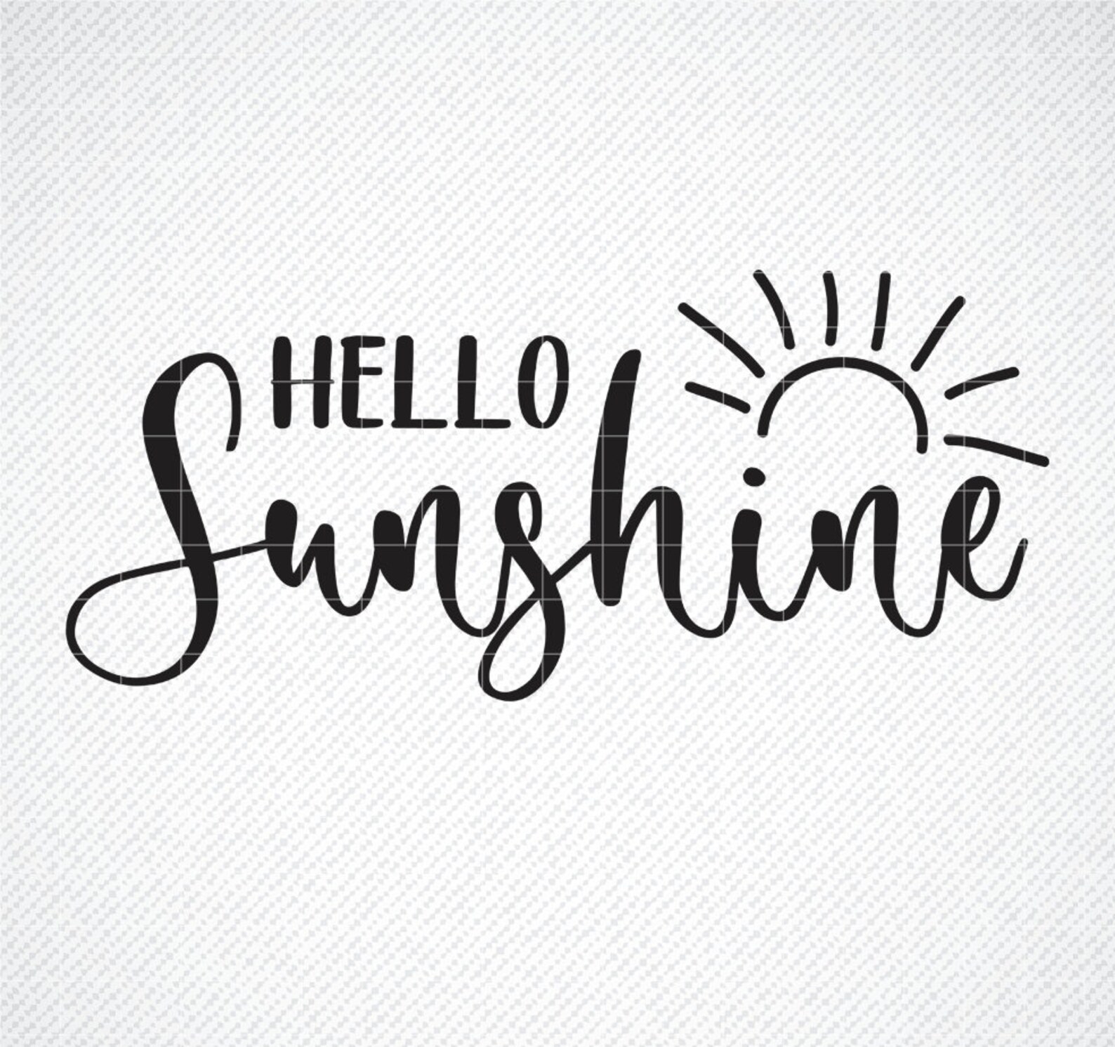 Hello Sunshine SVG Dxf Png Summer Cut File SVG Cricut - Etsy Canada