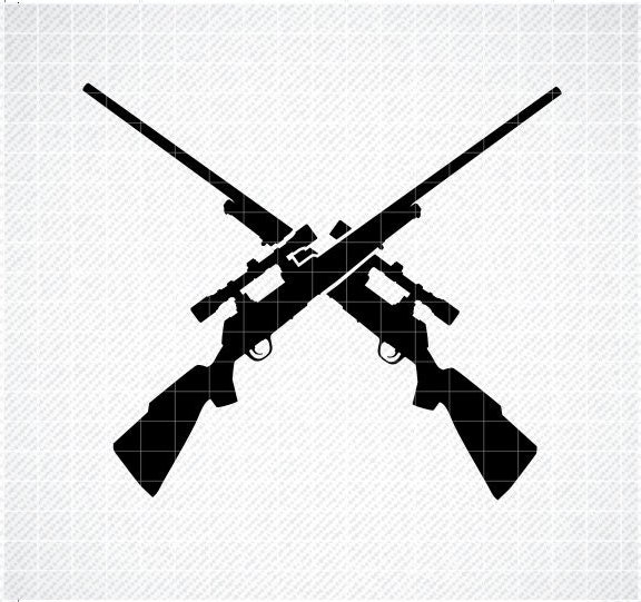 Army Infantry Cross Rifles Clipart