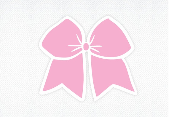 Pink Cheer Bow Clipart