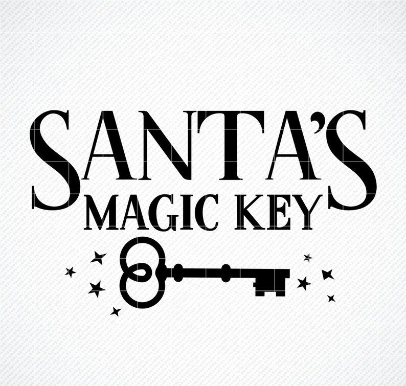 Santa's Magic Key SVG Christmas SVG Holiday SVG Png | Etsy UK