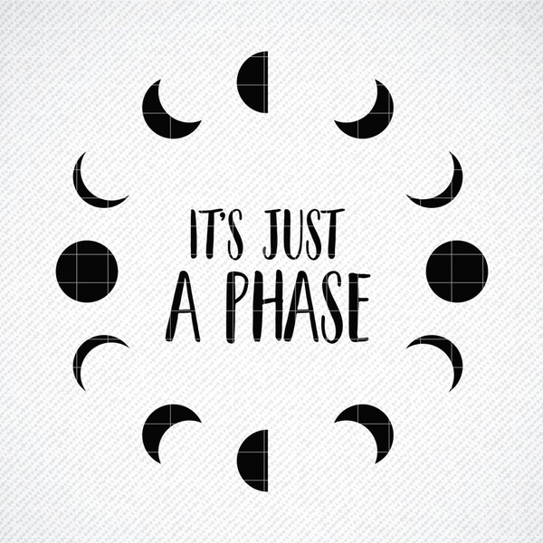 Moon Phases Print Svg - Etsy