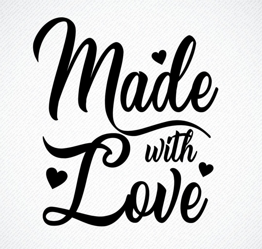 Made With Love SVG, Made With Love, Made With Love Png, Nursery Svg ...