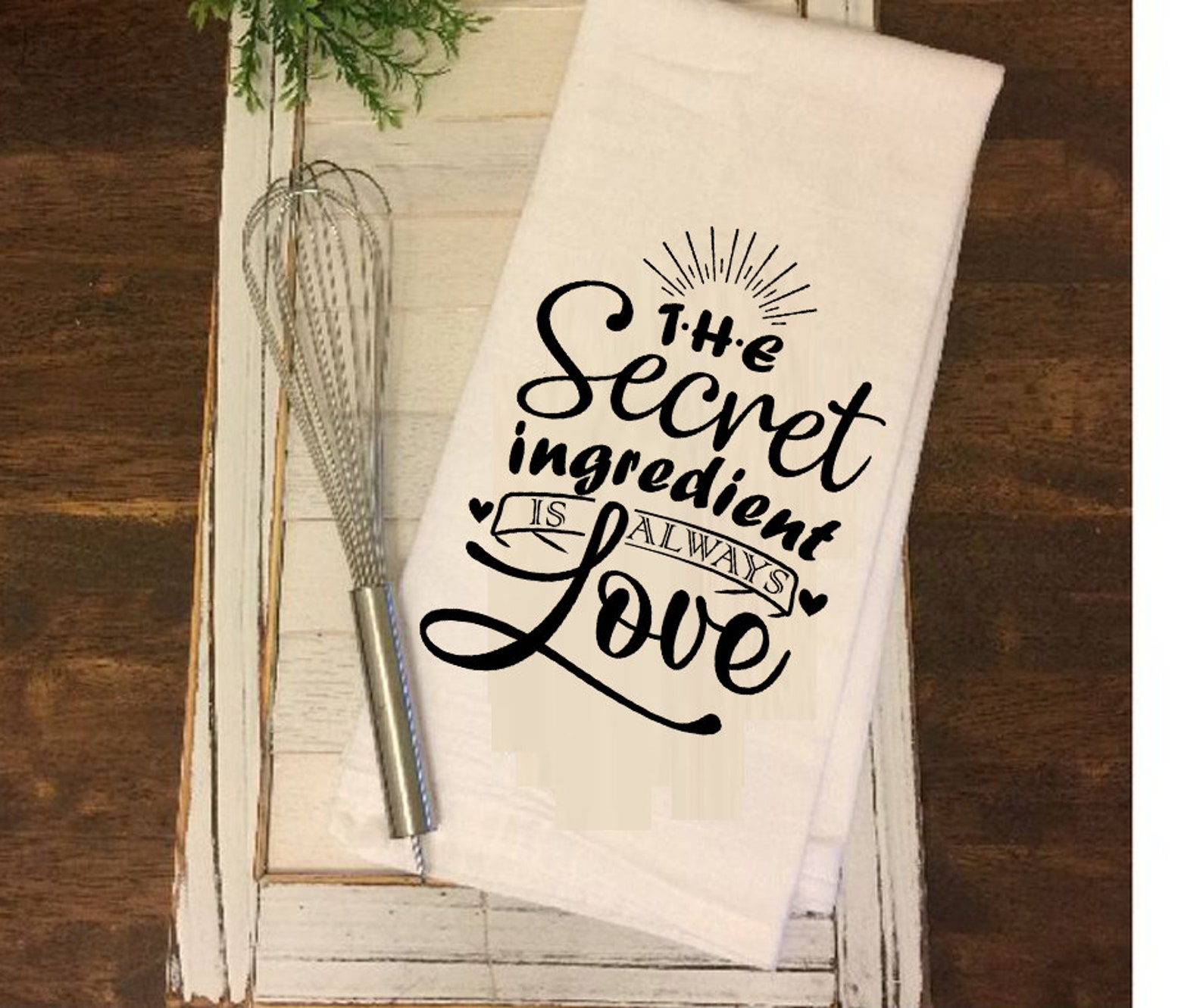 The Secret Ingredient is Always Love, Kitchen Mason Jar Bake Quote ...