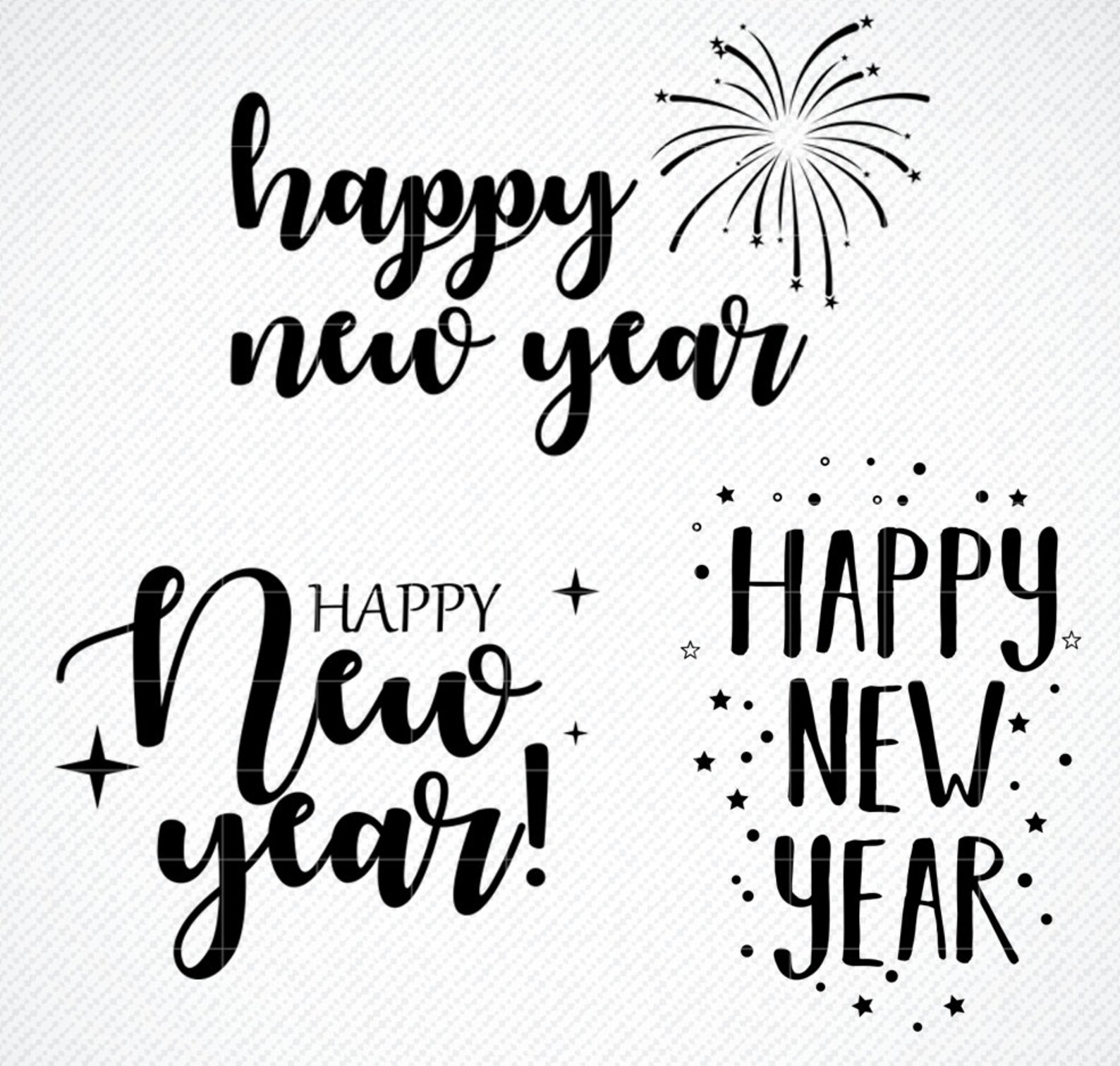 New Year SVG Happy New Year SVG Happy New Year PNG Holiday | Etsy