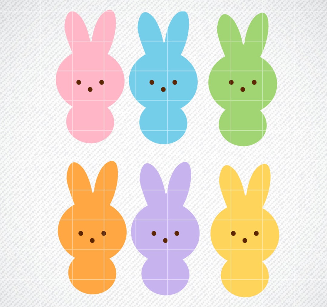 Marshmallow Bunnies SVG, Easter SVG, Easter Bunny SVG, Cute Spring ...
