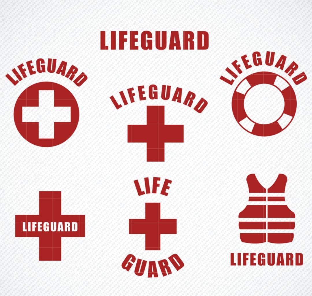 Lifeguard SVG Bundle | Life Guard SVG Files for Cricut | Red Cross SVG ...