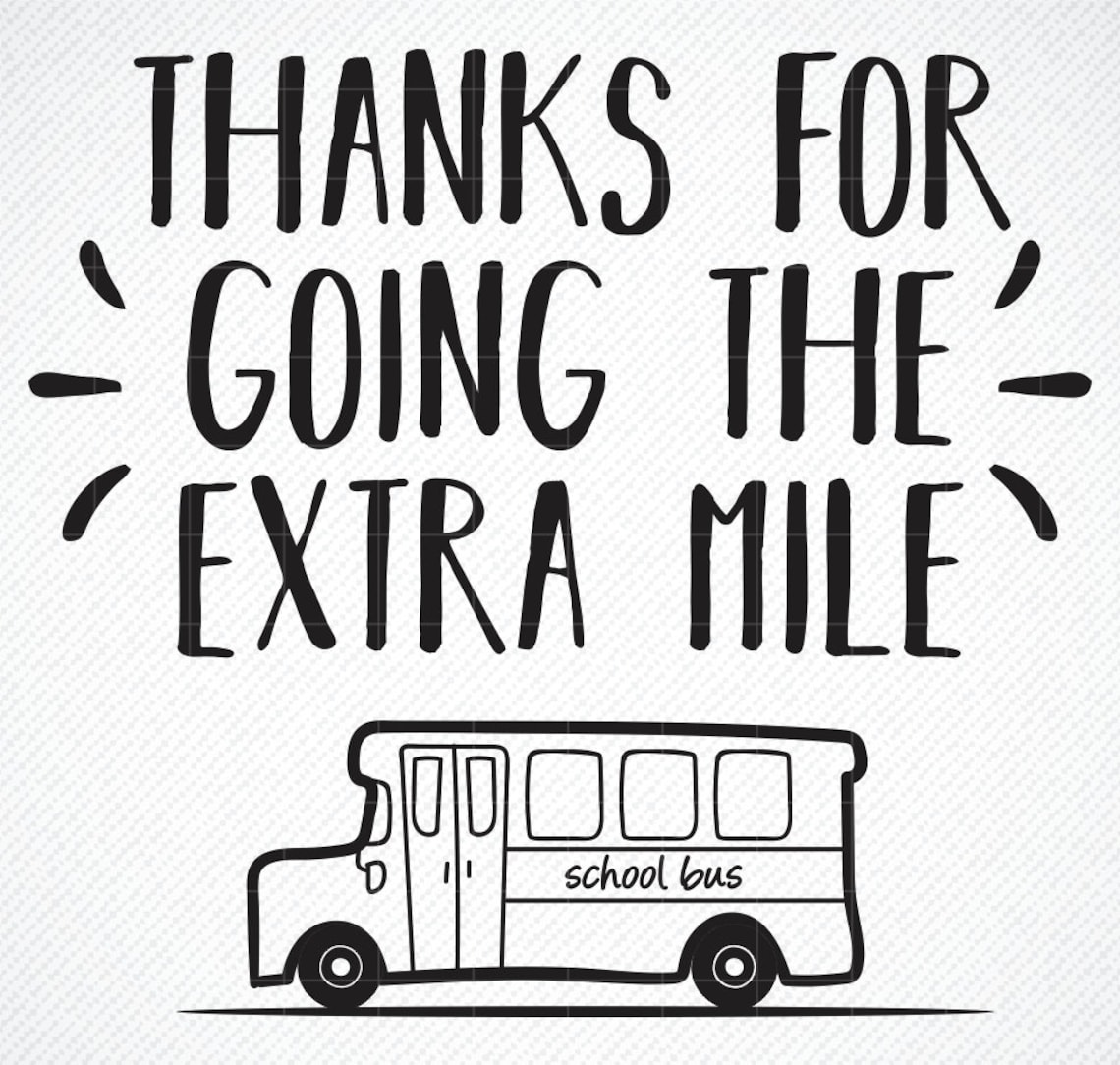 Thanks for Going the Extra Mile SVG and PNG Pot Holder - Etsy