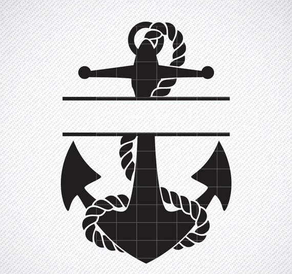Split Anchor Silhouette