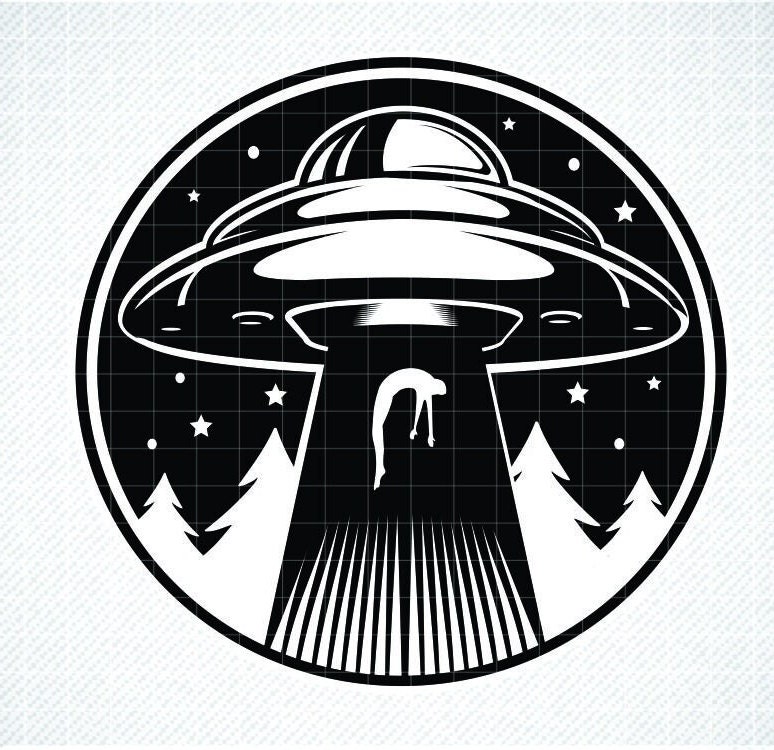 Alien Abduction SVG Alien Clip Art UFO Clipart Space Alien - Etsy Canada