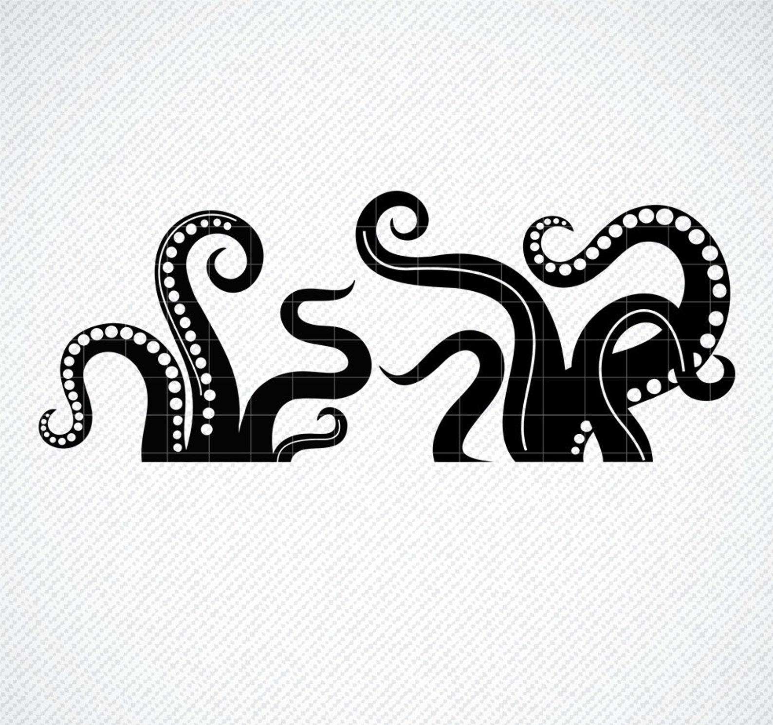 Octopus SVG, Octopus Tentacles SVG, Cricut Cut Files, Silhouette Cut ...