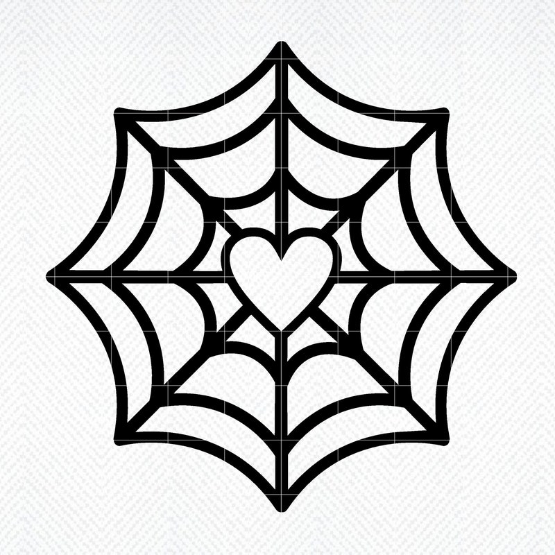 Spider Web Svg - Etsy