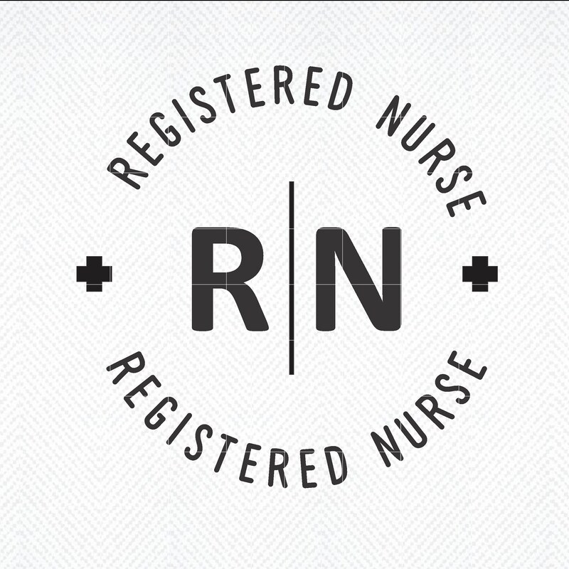 Registered Nurse Svg - Etsy