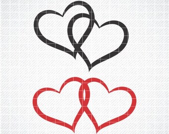 Interlocking Hearts - Etsy
