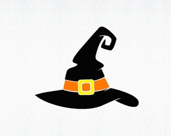 Witch Hat SVG, Halloween SVG, Witch Hat Clipart, Witch Hat Png, Witch ...