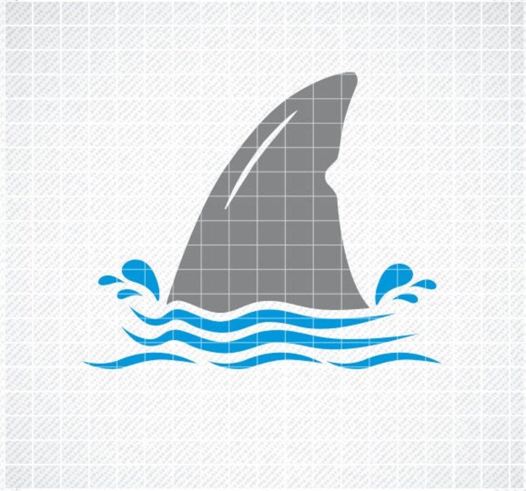 Shark Fin SVG, Shark Fin Png, Instant Download, Svg, Png, Dxf, Eps ...