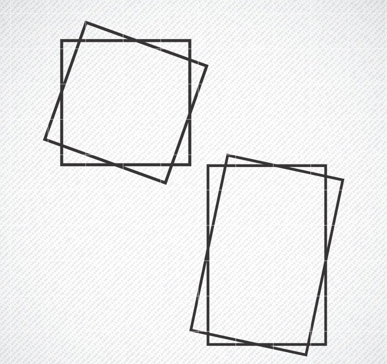 Square Frame Svg Rectangle Frame Svg Square Svg Geometric - Etsy