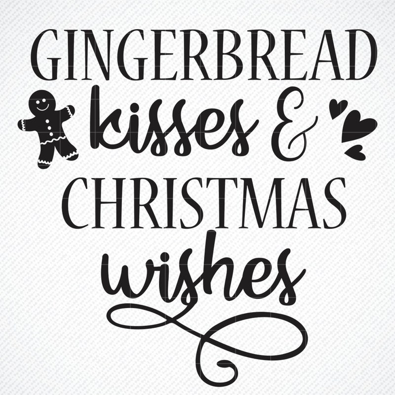 Gingerbread Svg - Etsy