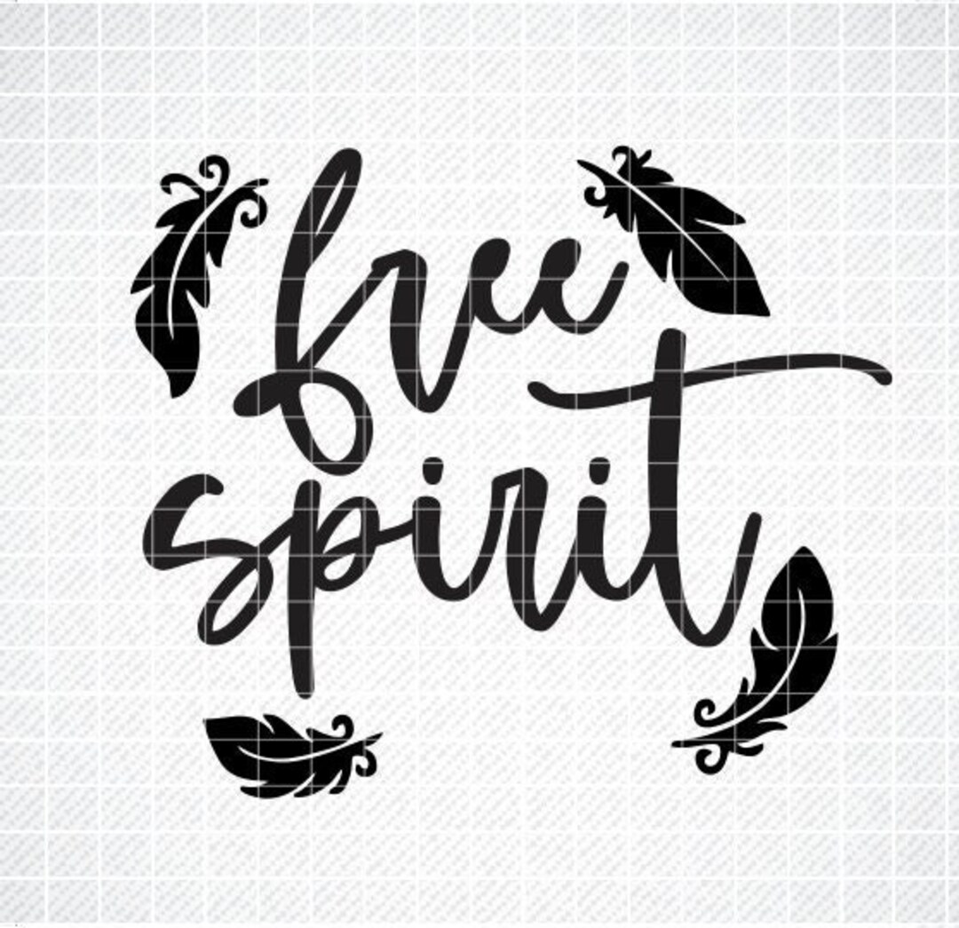 Free Spirit Svg, Hippie Soul Svg, 70s Groovy Svg, Cut File for Cricut ...