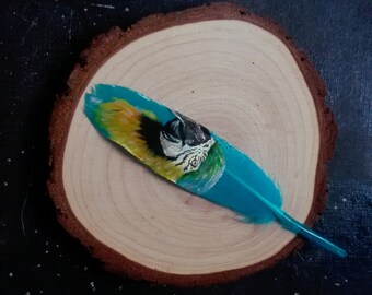 Custom Hand Painted Feathers | Etsy