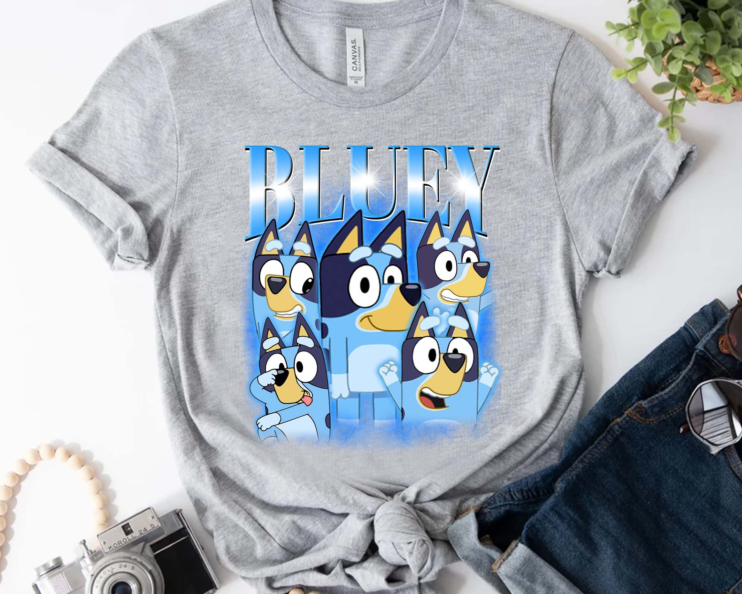 Bluey Bootleg Rap Tee , Bluey Family Matching Shirt, Bluey Birthday ...