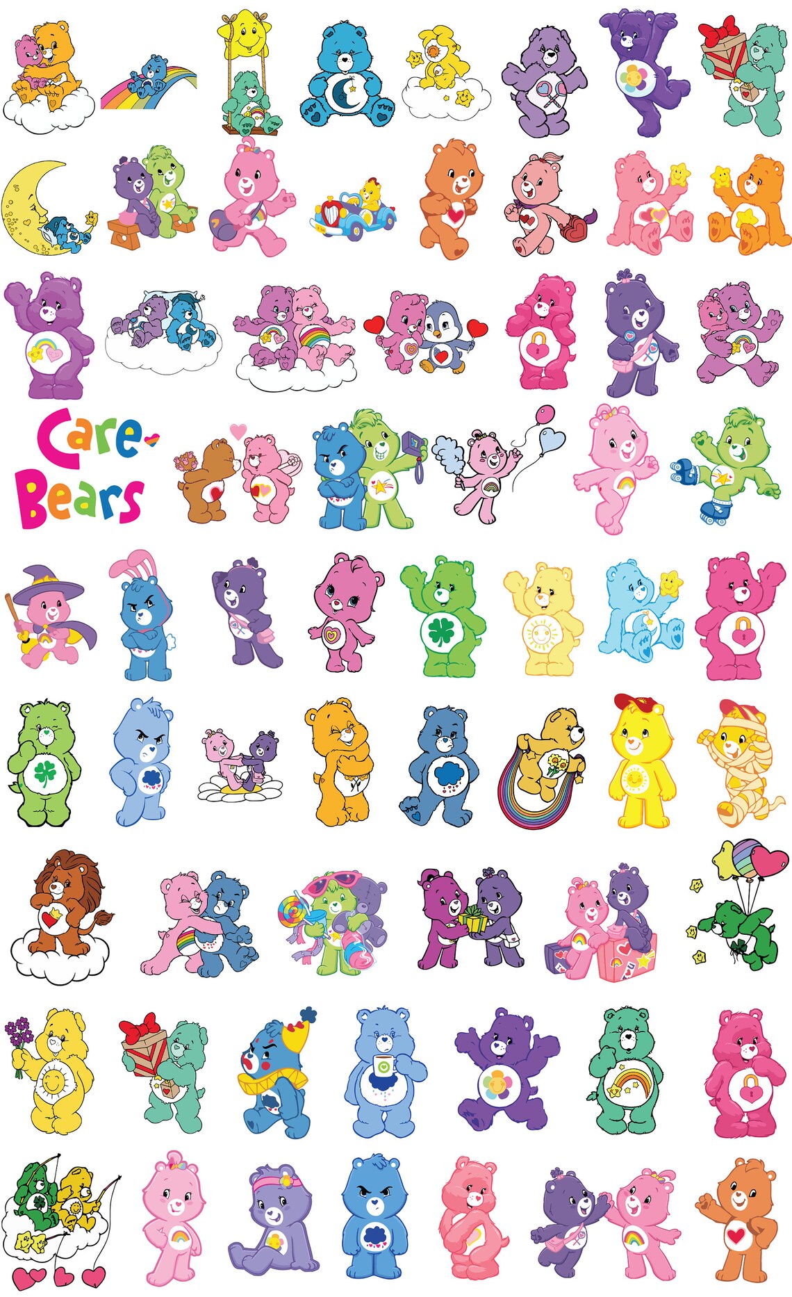 Bears Digital Download | Pre Designed Gang Sheet | Bears Gang Sheet ...