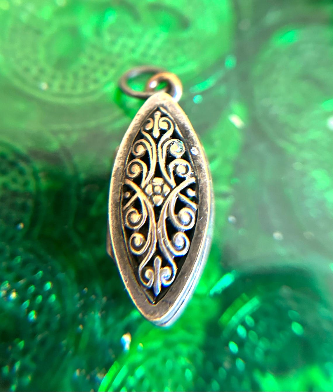 French Antique Mary Locket, Blessed Mother, French Silver, Locket ...