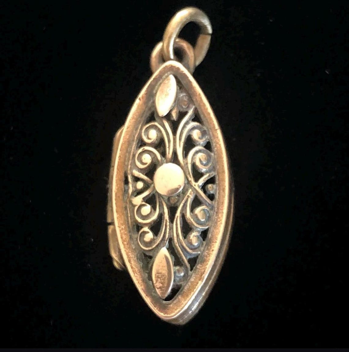 French Antique Mary Locket, Blessed Mother, French Silver, Locket ...
