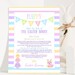 Printable Official Letter From the Desk of the Easter Bunny, Editable ...