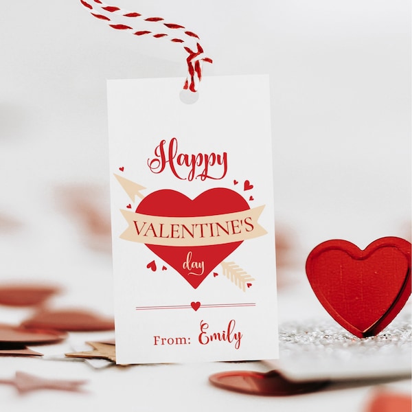 Valentines Day Tags - Etsy
