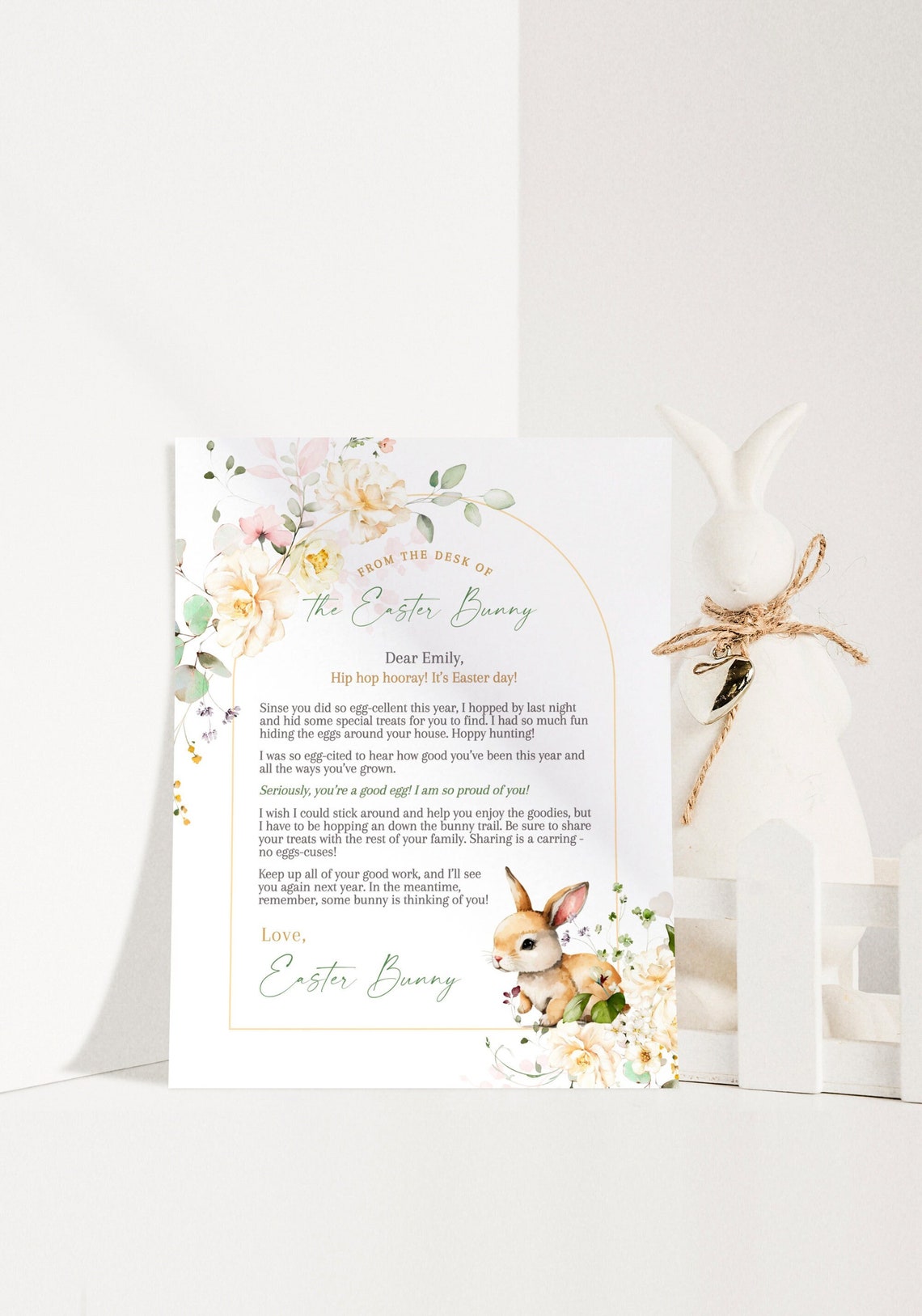 Printable Official Letter From the Desk of the Easter Bunny ...