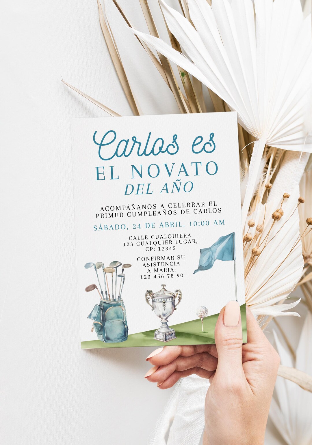 El Novato Del Año Cumple Invitacion Template, Invitación a Fiesta De ...