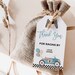 Blue Race Car Birthday Thank You Tag Template, Editable Favor Tag for ...