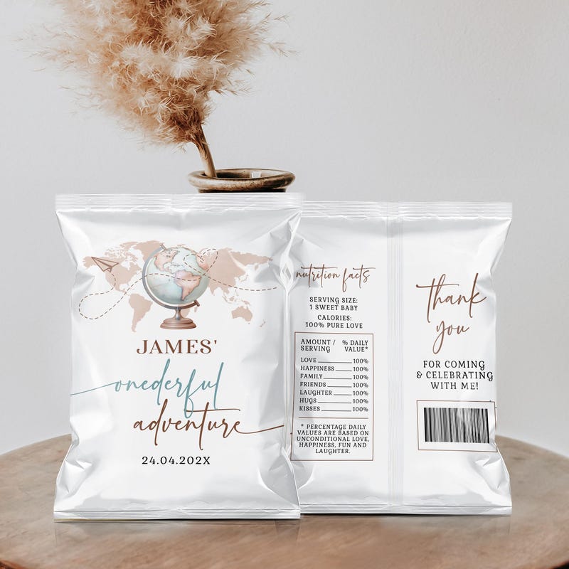 World Map Paper Bags - Etsy