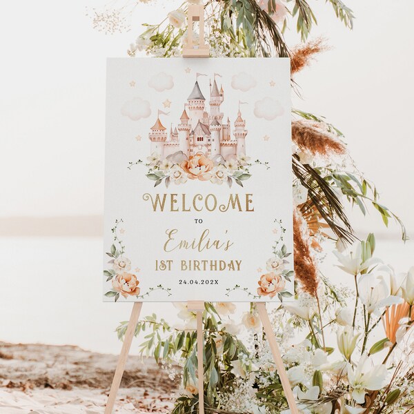 Castle Welcome Sign - Etsy