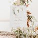Minimalist Dedication Welcome Sign Template, Greenery Dedication Party ...