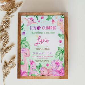 Girl Kids Birthday Party Invitación En Español Printable, Niña Spanish ...