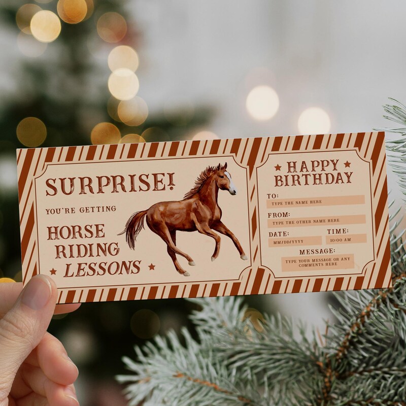 Horse Riding Vouchers - Etsy