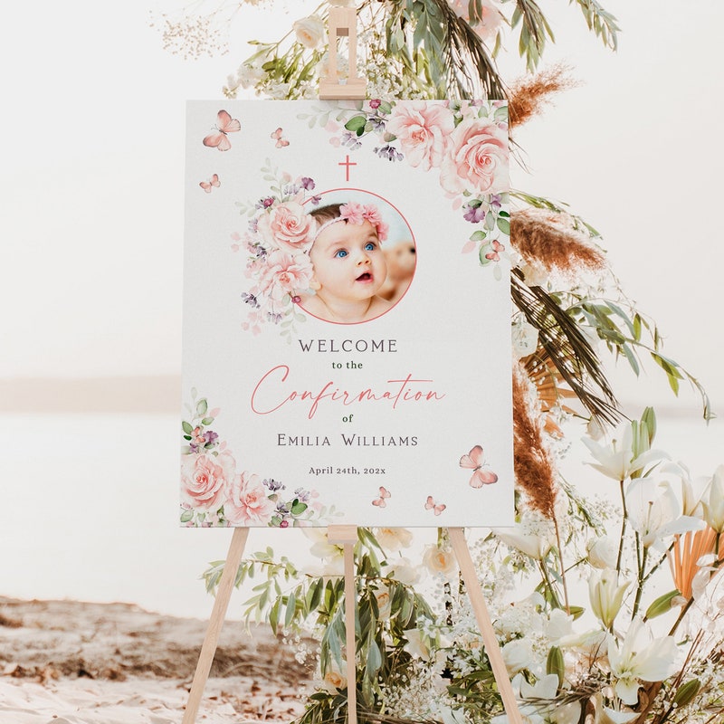 Christening Welcome Sign - Etsy