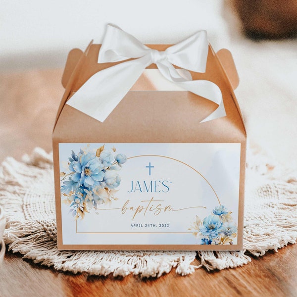 Christening Label - Etsy