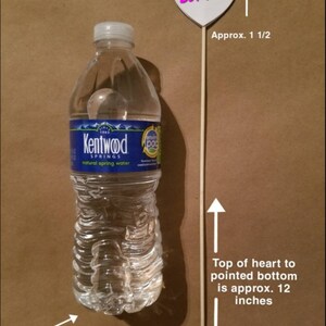 100 Heart Sticks,aisle Decorations,custom Wedding Decor, Party ...