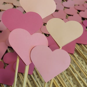 100 Heart Sticks,aisle Decorations,custom Wedding Decor, Party ...