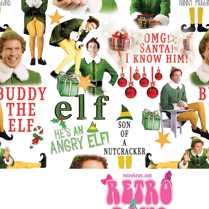 Buddy Elf Clipart - Etsy