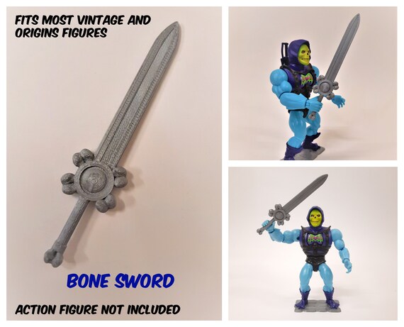 Bone Sword for Skeletor figure Not Included / Masters of the - Etsy